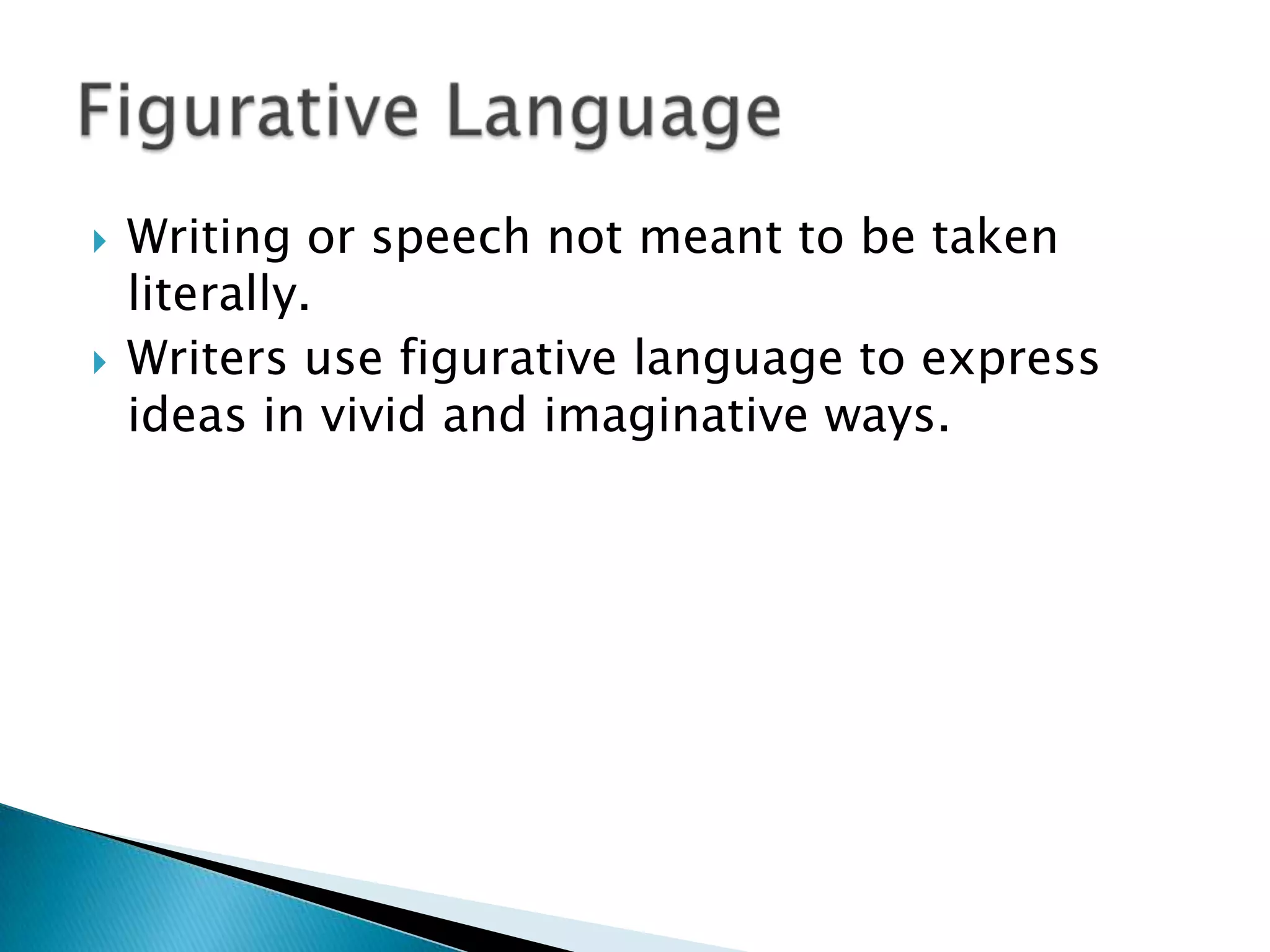 Figurative language | PPT