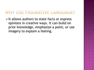 Figurative language | PPTX