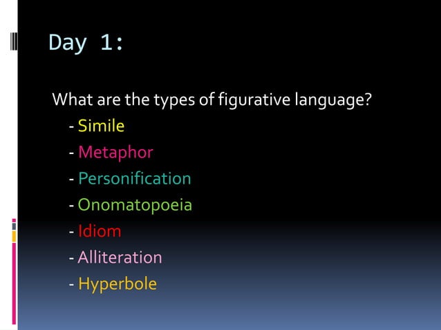 Figurative language | PPT