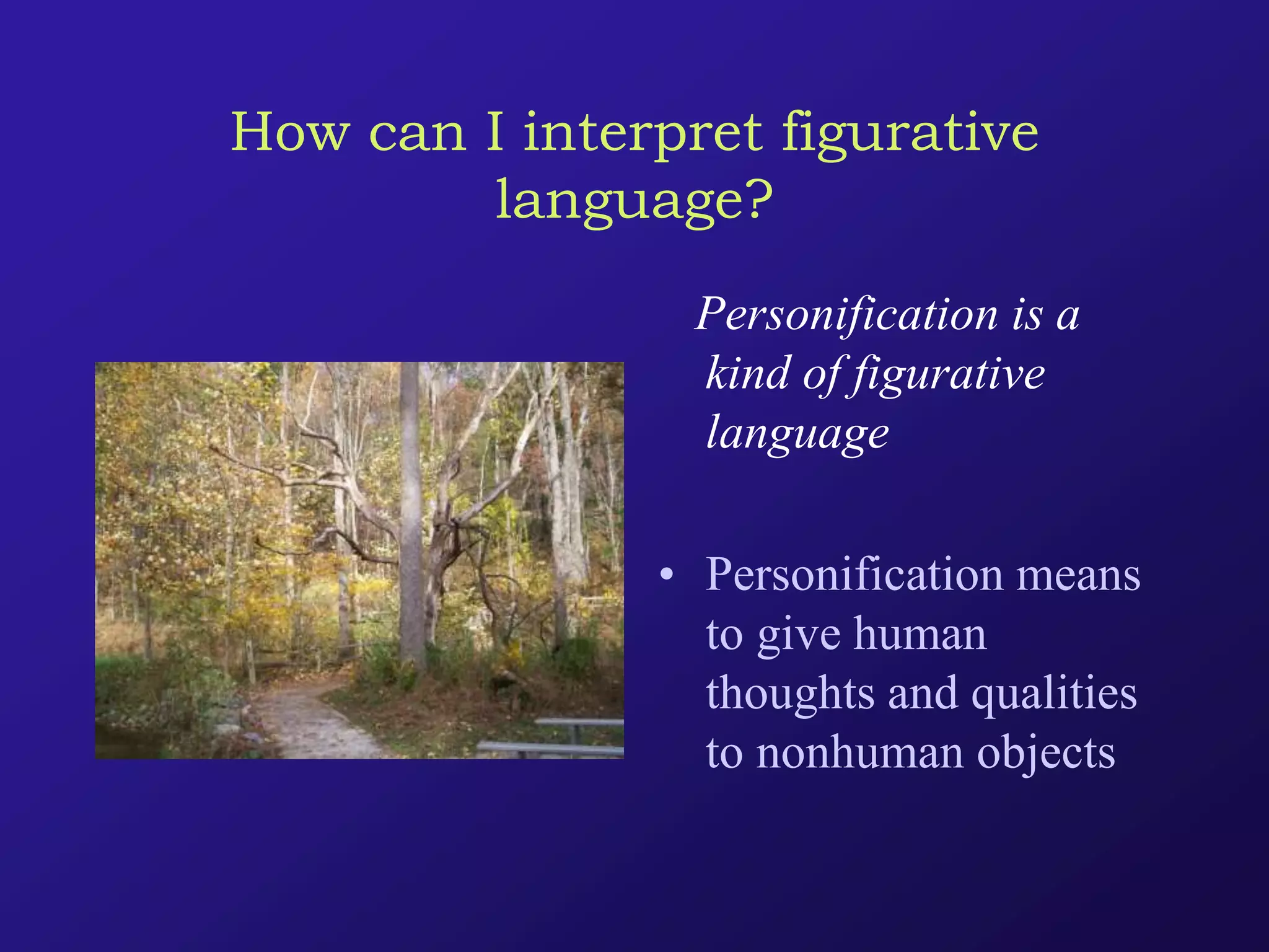 Descriptive Writing: Figurative Language and Sensory Details | PPTX