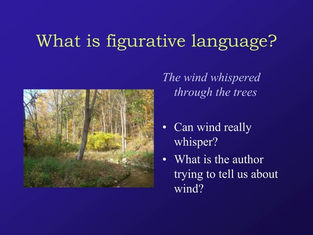 Descriptive Writing: Figurative Language and Sensory Details
