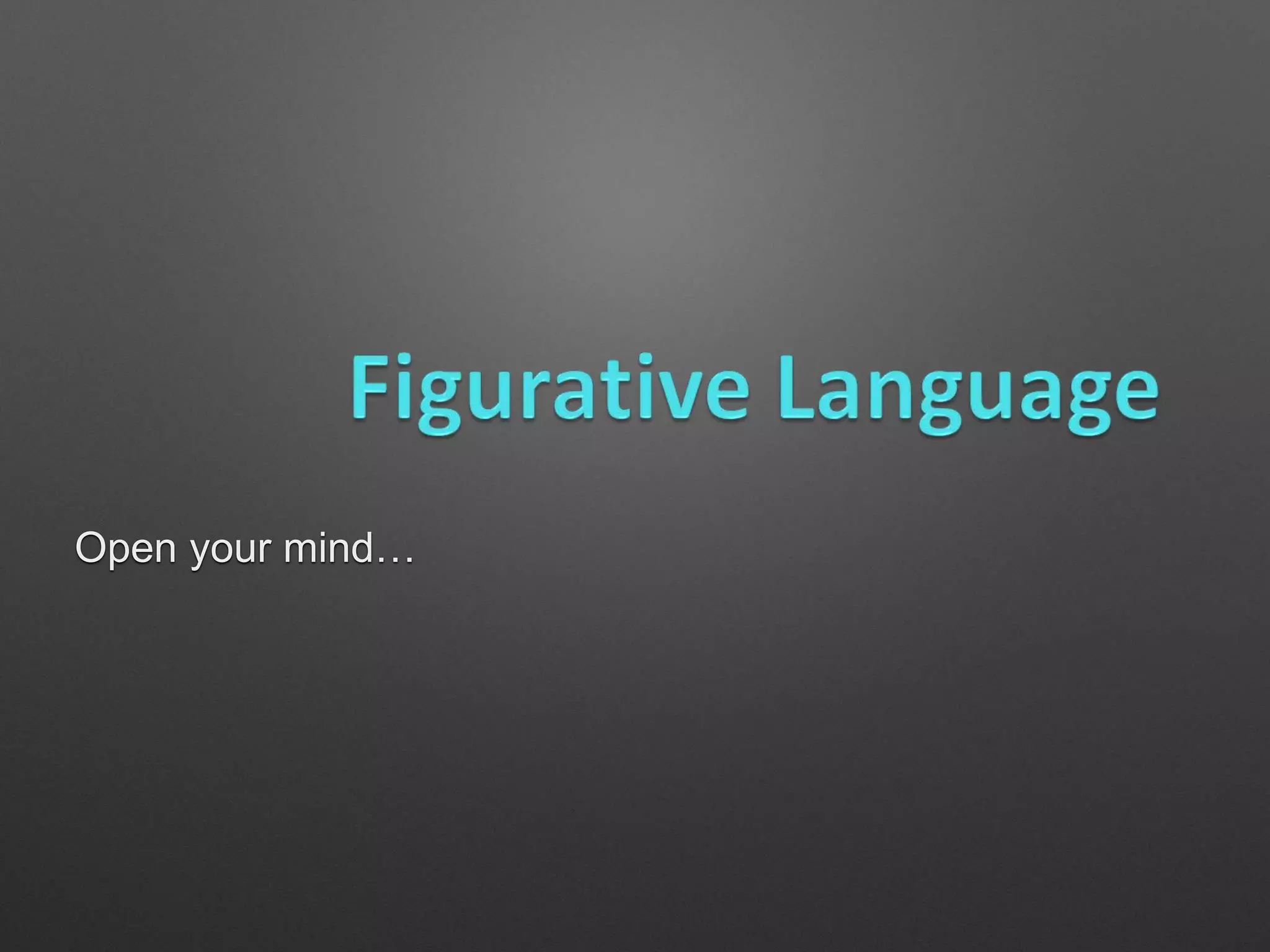 Figurative language | PPT