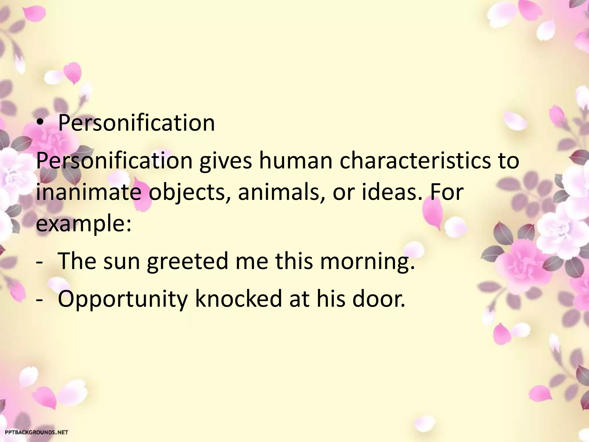 Figurative language | PPTX