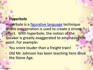 Figurative language | PPTX