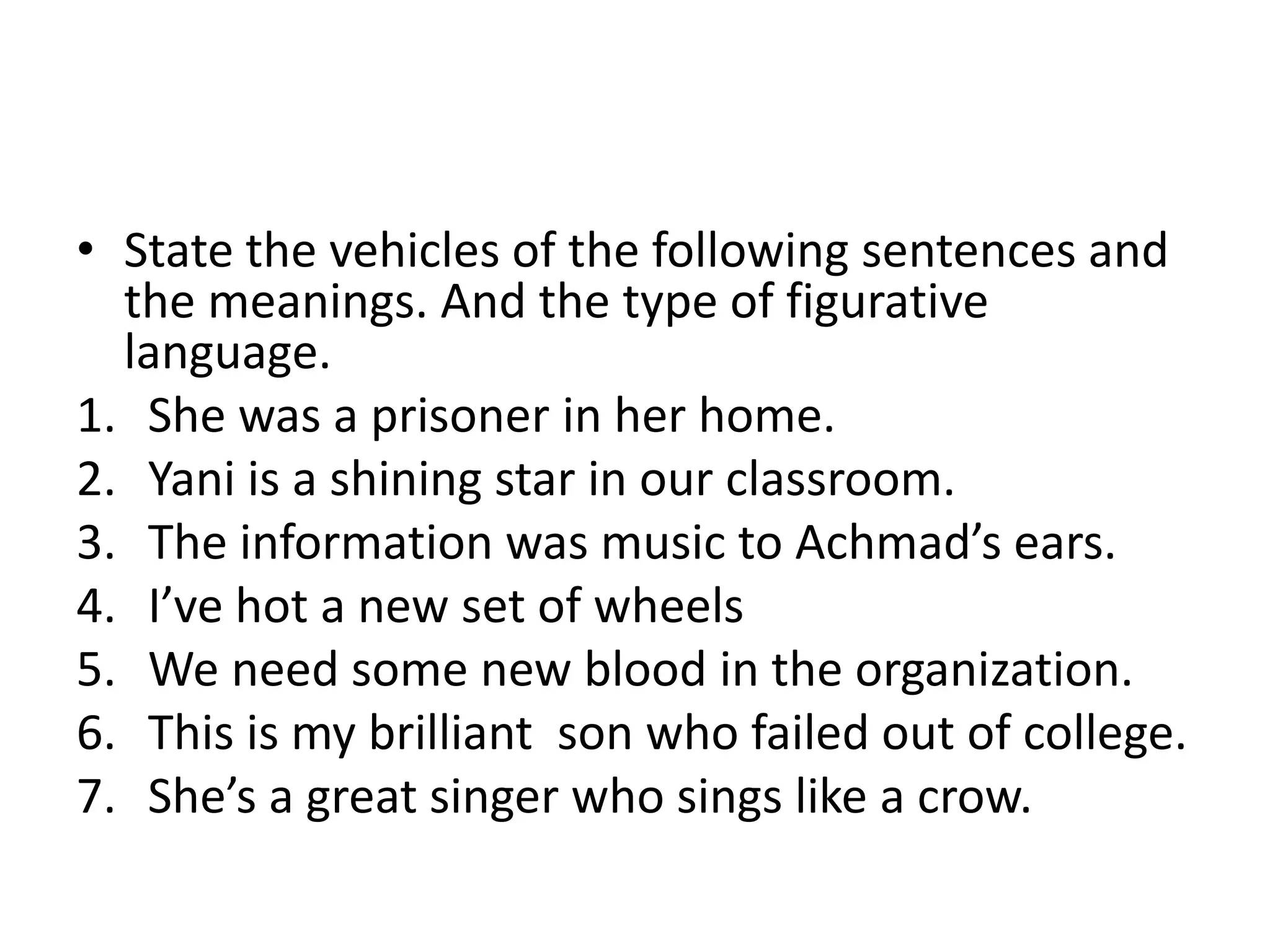 Figurative language | PPTX