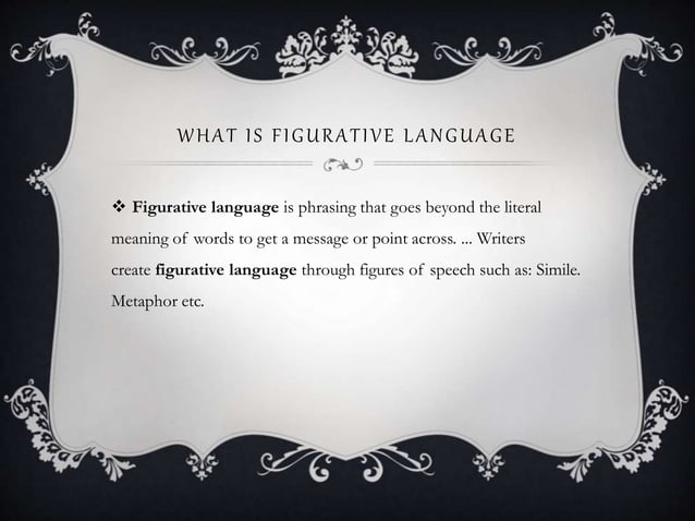 Figurative language | PPT