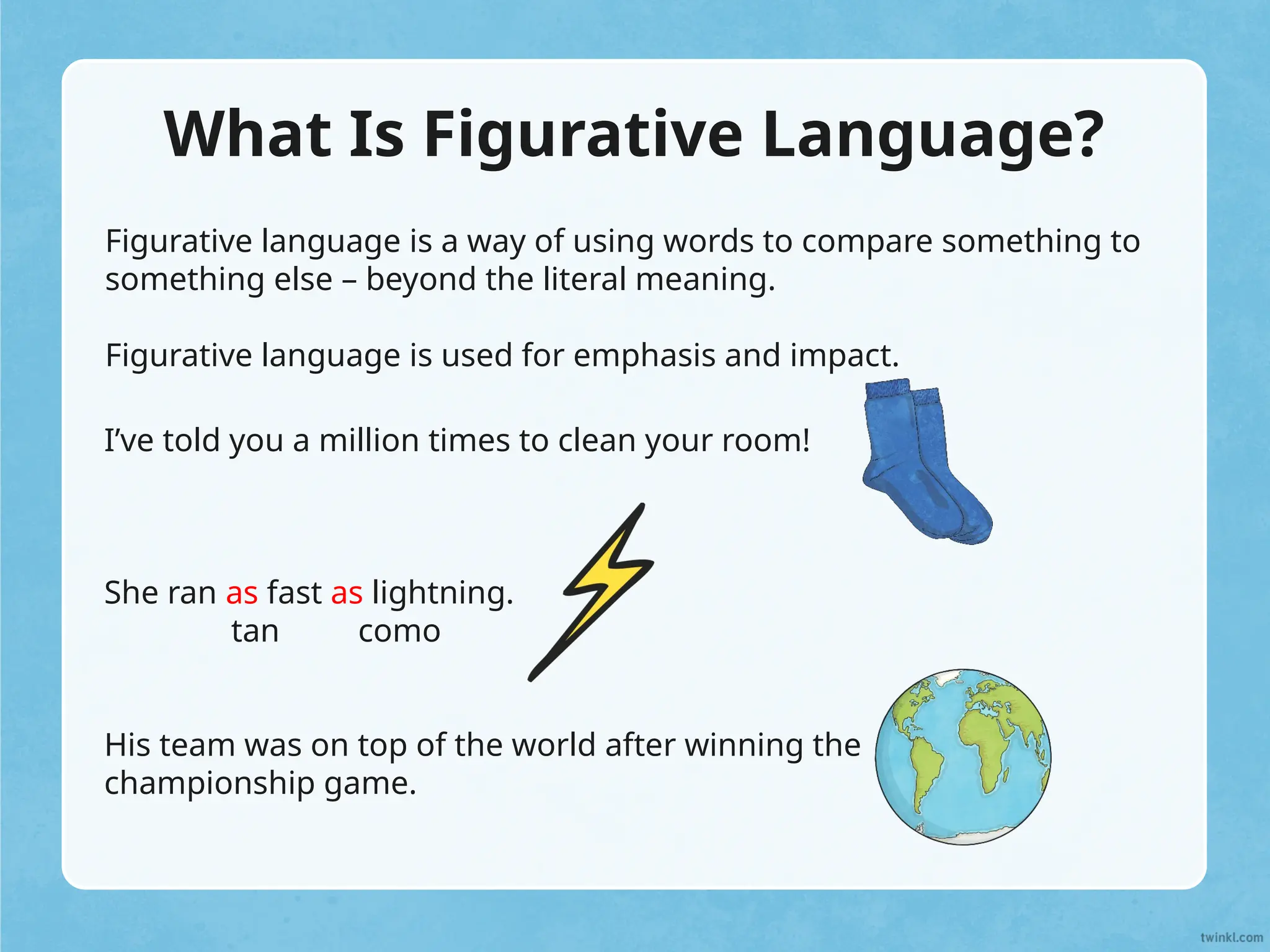 Figurative language slides for 3rd grade | PPTX