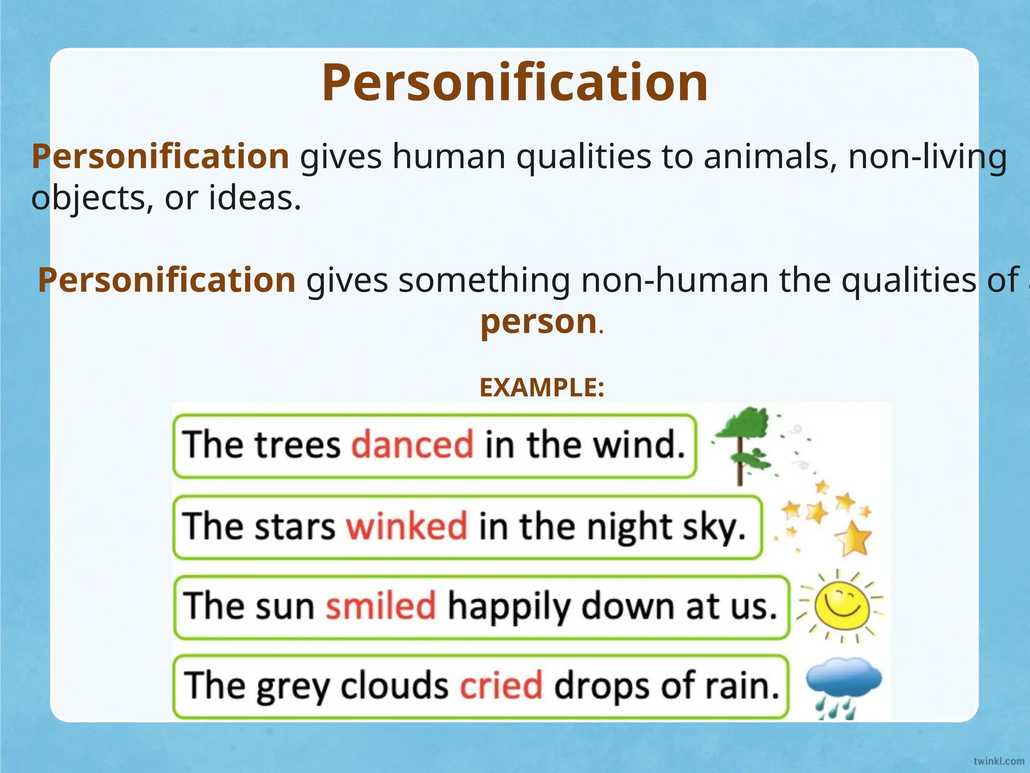 Figurative language slides for 3rd grade | PPTX