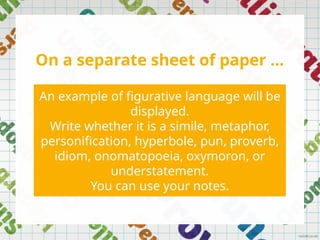 Figurative language.pptx Literary devices | PPTX