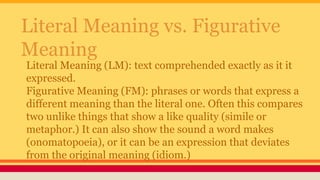 Figurative language 3 | PPTX