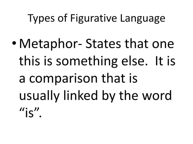 Figurative language simile, metaphor, personification, hyperbole | PPTX