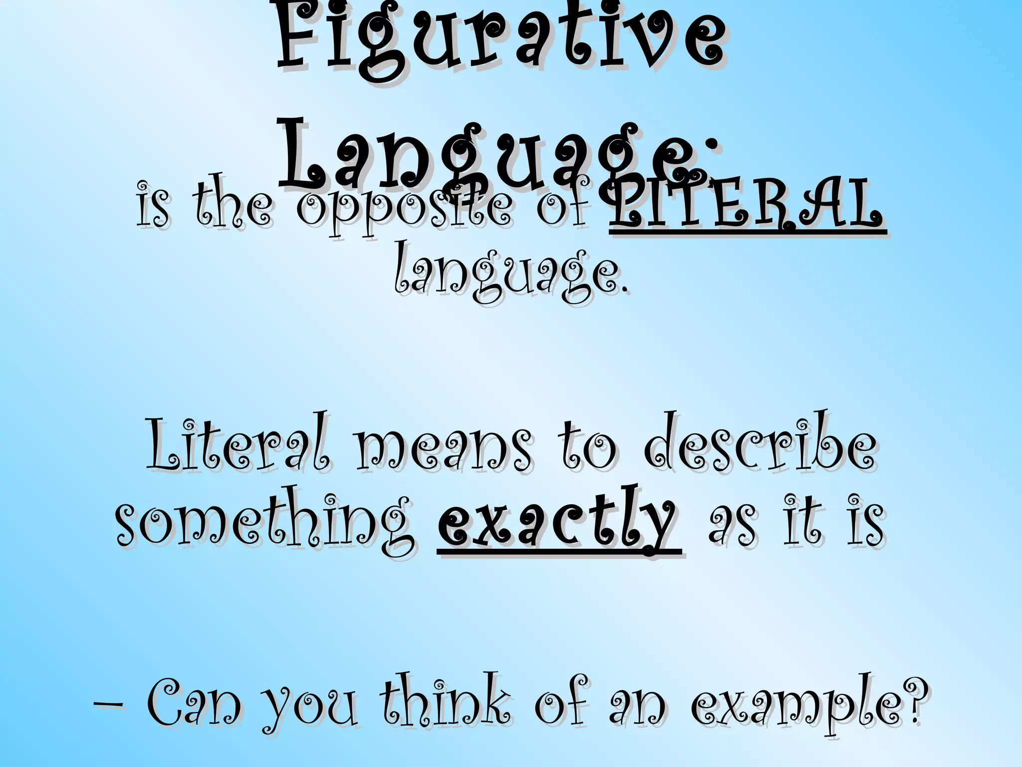 Figurative language! | PPT