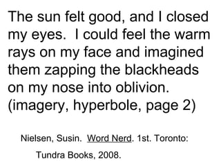 Figurative language definitions and examples | PPT