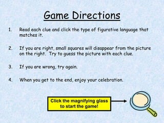Figurative language game | PPTX