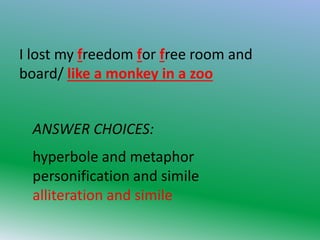 Figurative Language Poems Freedom