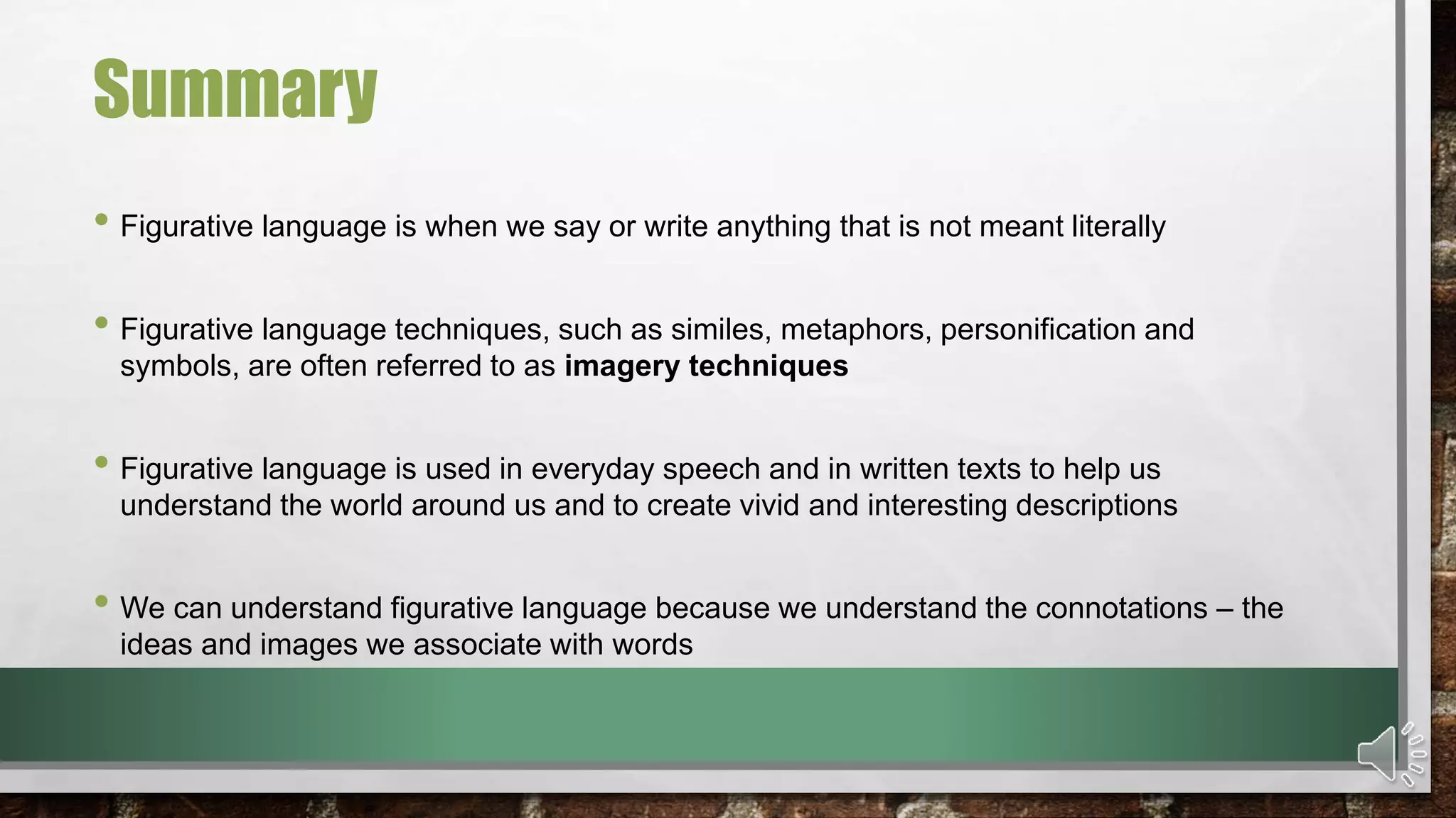 Figurative language interactive study guide | PPTX