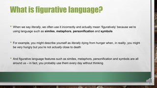Figurative language interactive study guide | PPTX