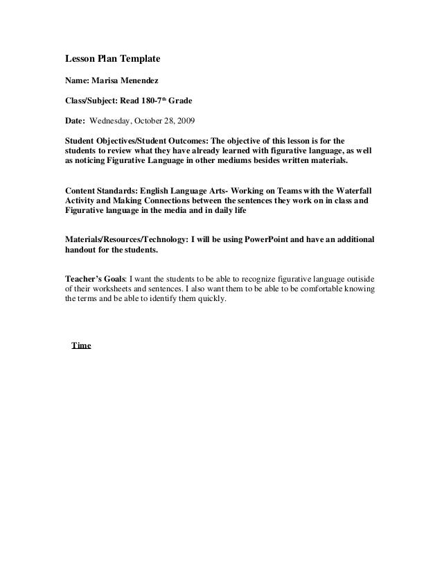 Figurative Language Lesson Plan figurative-language-lesson-plan