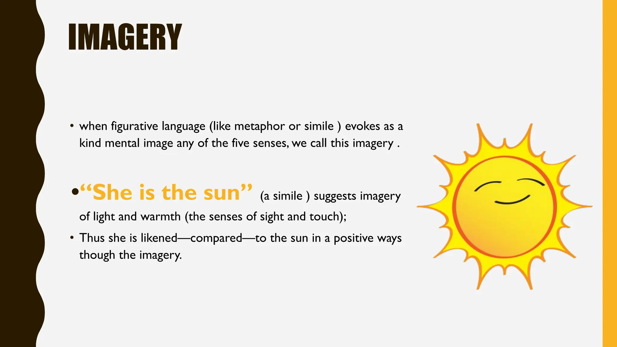 Figurative Language examples - Language Arts ESL | PDF