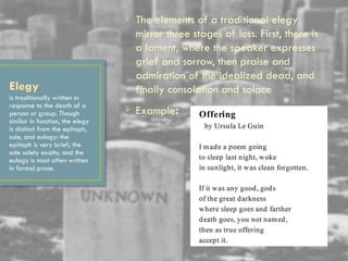 Figurative Language (Poetic Devices for Senior Students) | PPTX