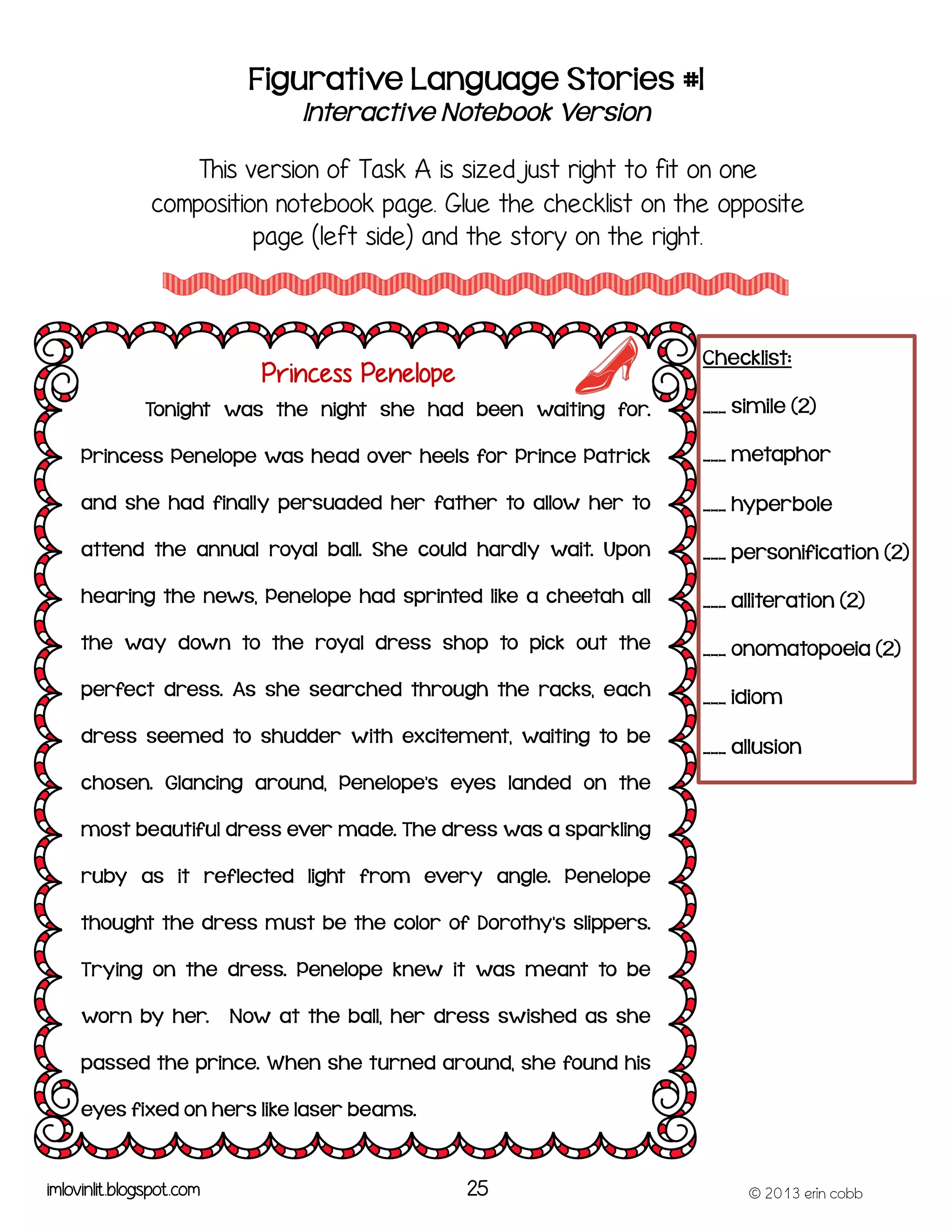 Figurative languagestoriesforclosereadingfree completeweek1-1 | PDF