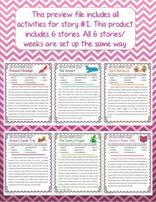 Figurative languagestoriesforclosereadingfree completeweek1-1 | PDF