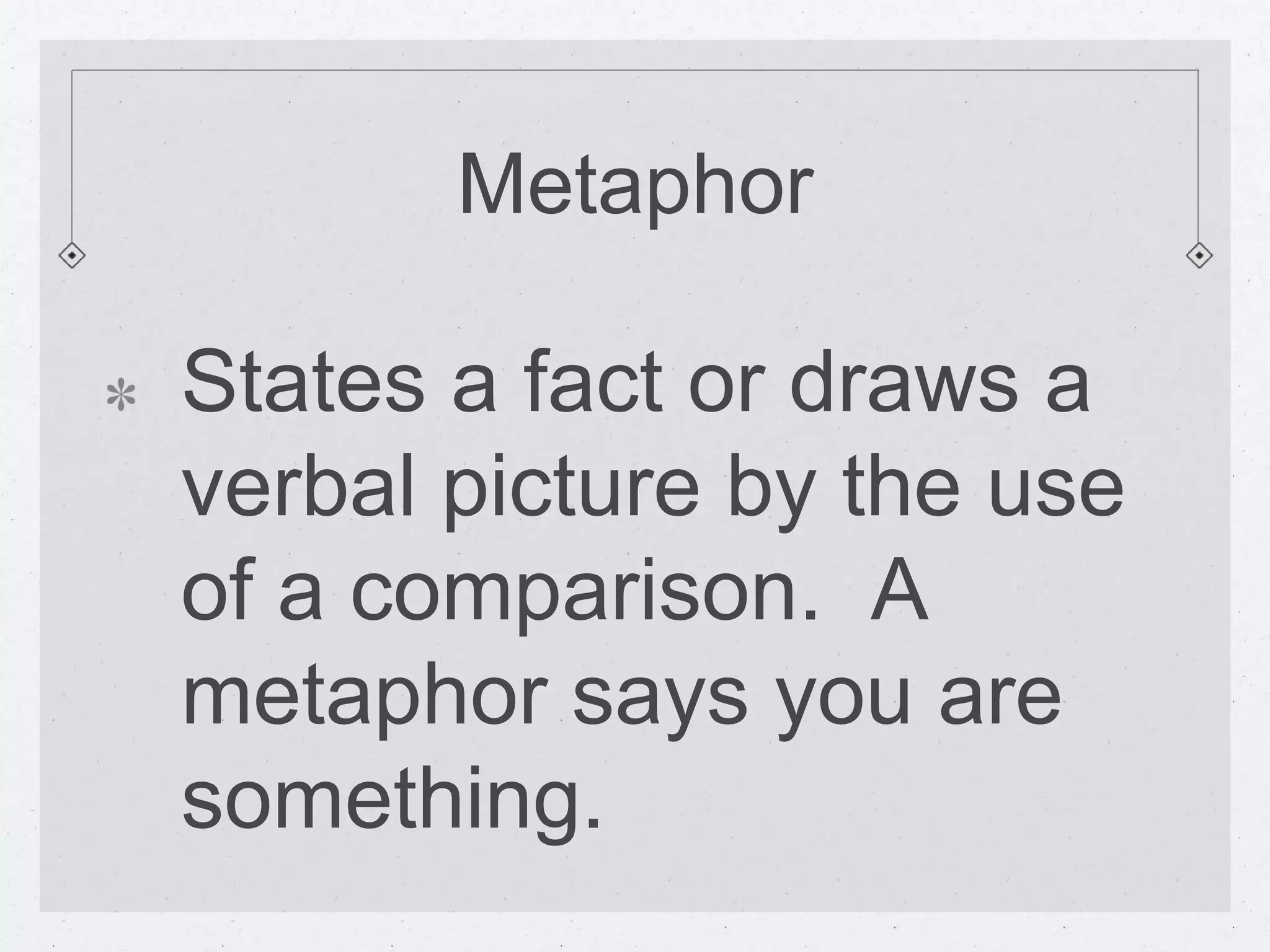 Figurative Language Terms | PPTX