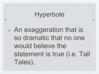 Figurative Language Terms | PPTX