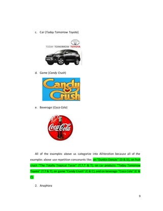 Figurative speech on product advertisement, By: Aziz, Tiara, Angga ...