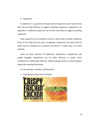 Food Product Advertisement Examples