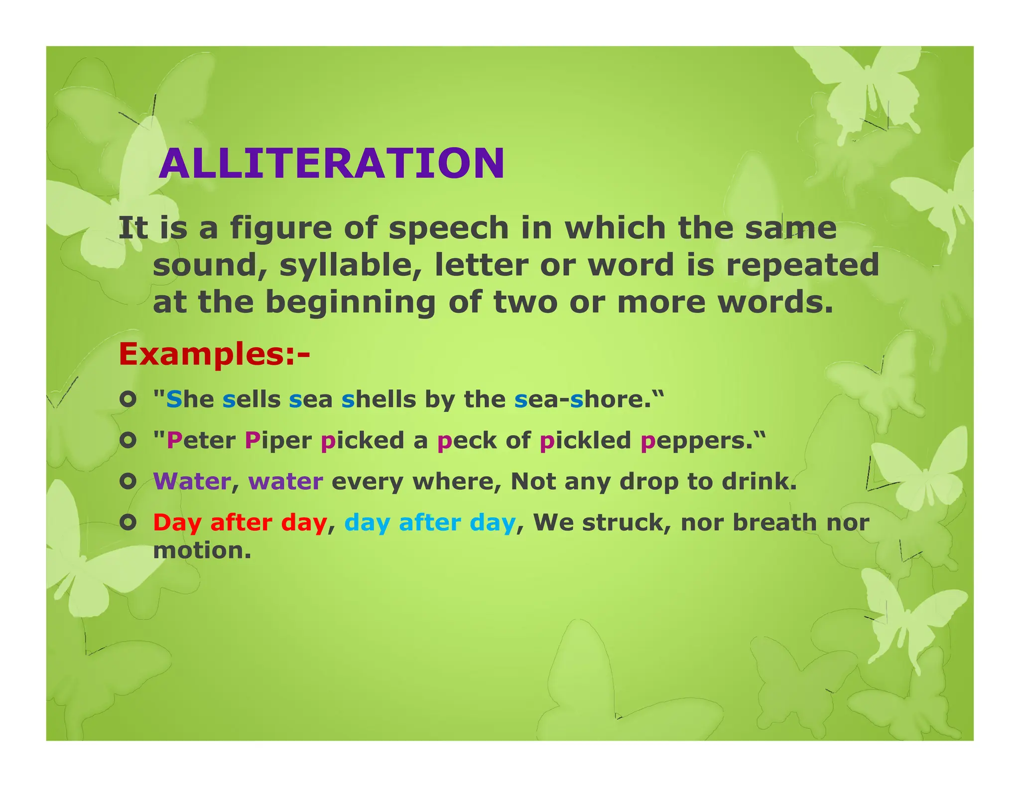 figure of speech for class 12 with 50 example of each in detail | PDF