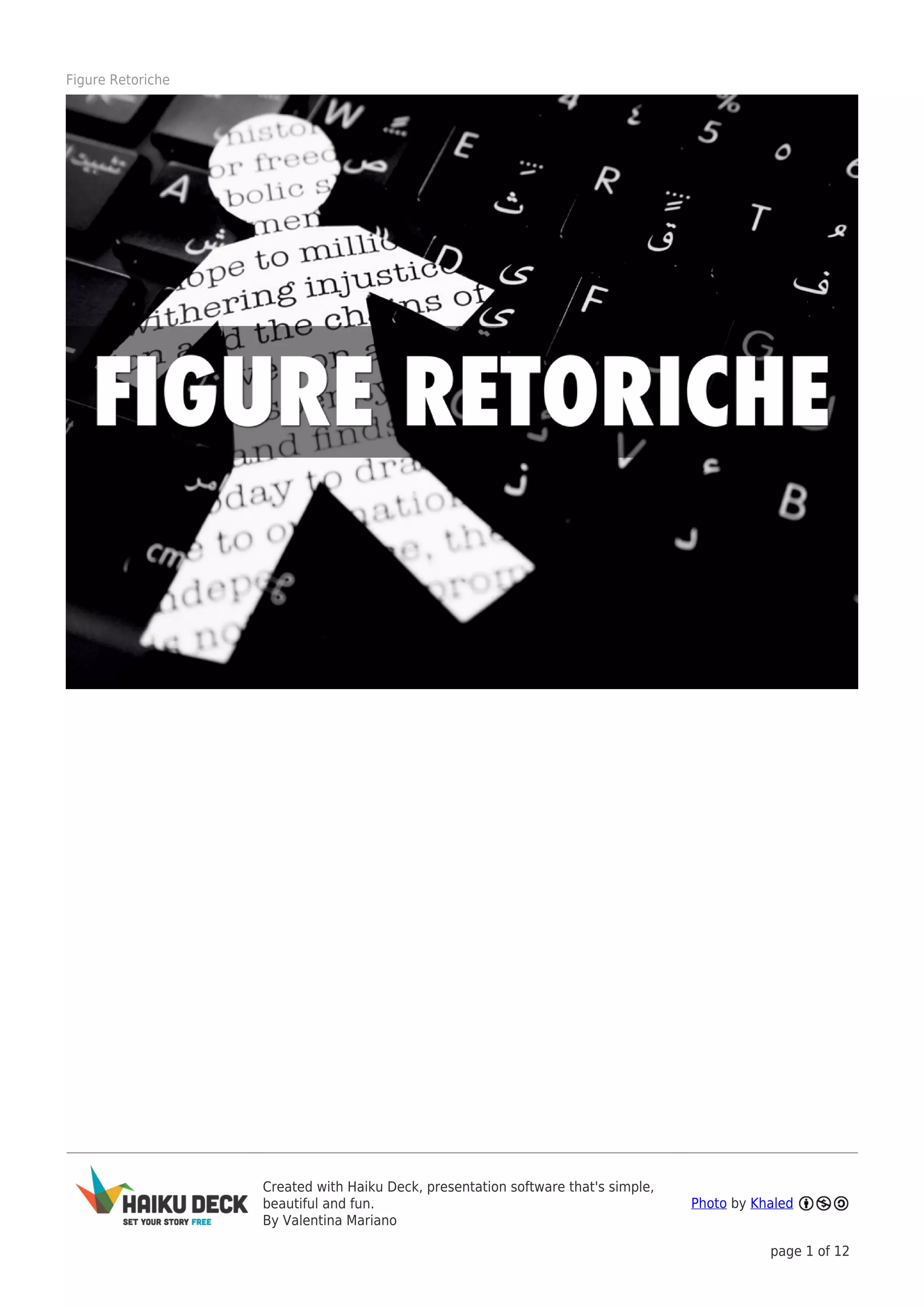Figure retoriche | PDF