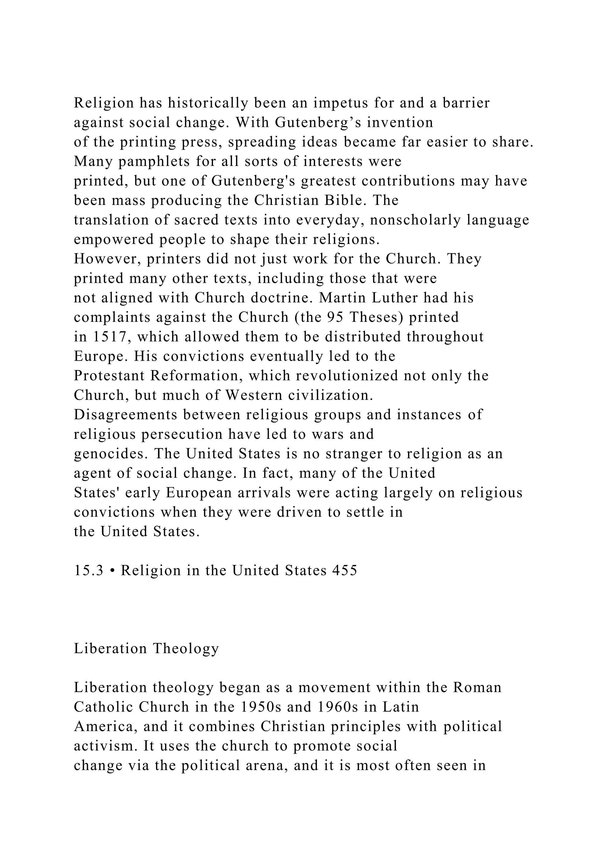 FIGURE 15.1 Religions come in many forms, such as this large m.docx