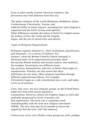 FIGURE 15.1 Religions come in many forms, such as this large m.docx