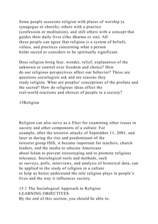 FIGURE 15.1 Religions come in many forms, such as this large m.docx