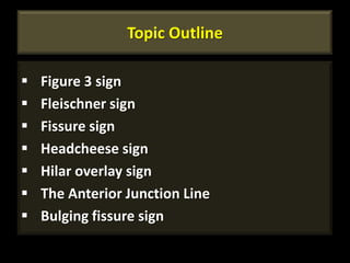 Figure 3 sign fleischner sign-fissure sign-headcheese sign-hilar ...