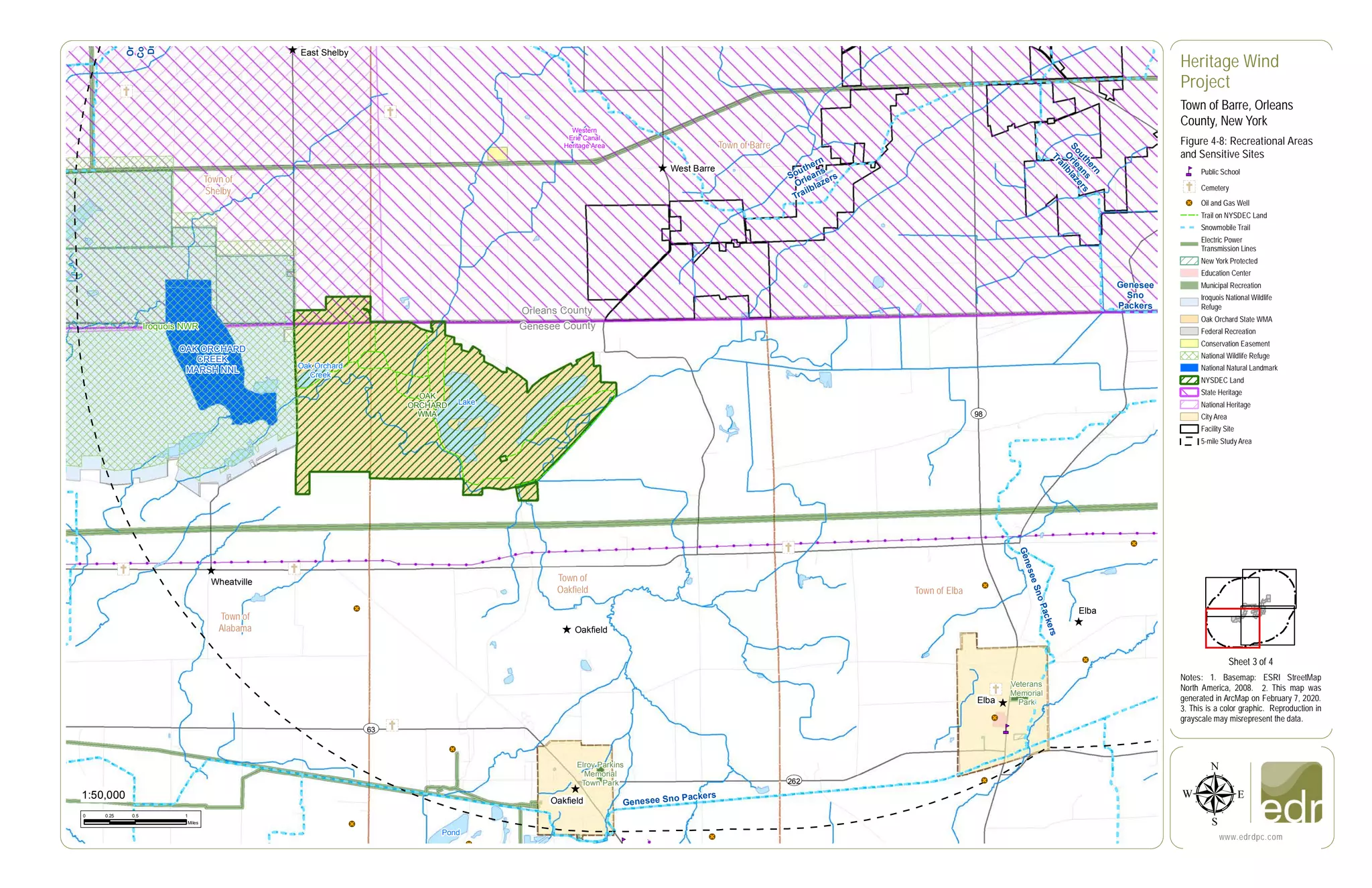 Figure 4-8. Recreational Area and Other Sensitive Land Uses | PPT