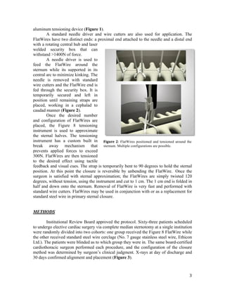Prospective Pilot Study: Figure 8 FlatWire Sternal Closure System | PDF