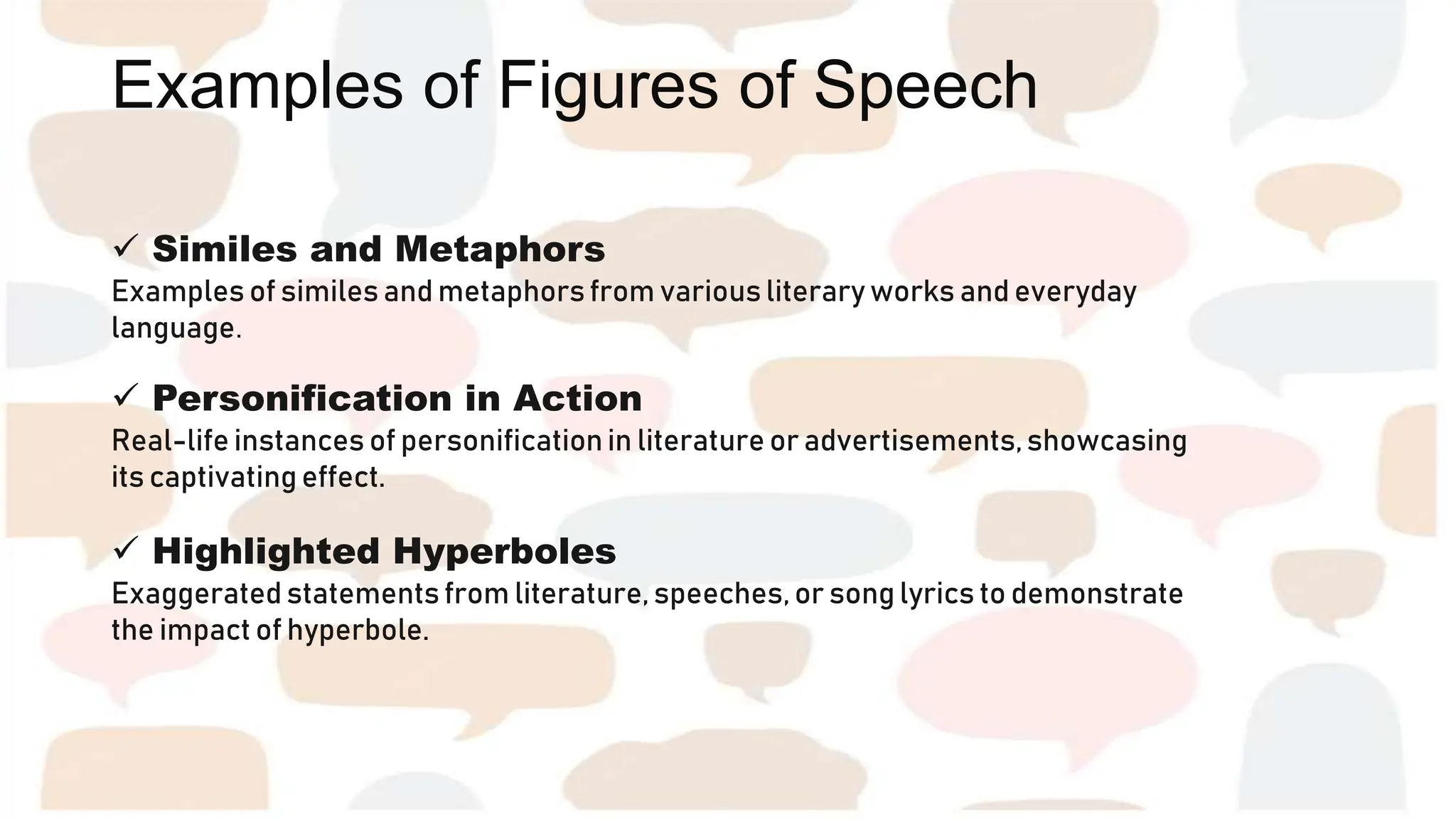 Figure of Speech - Some of Its Types with Examples | PPTX