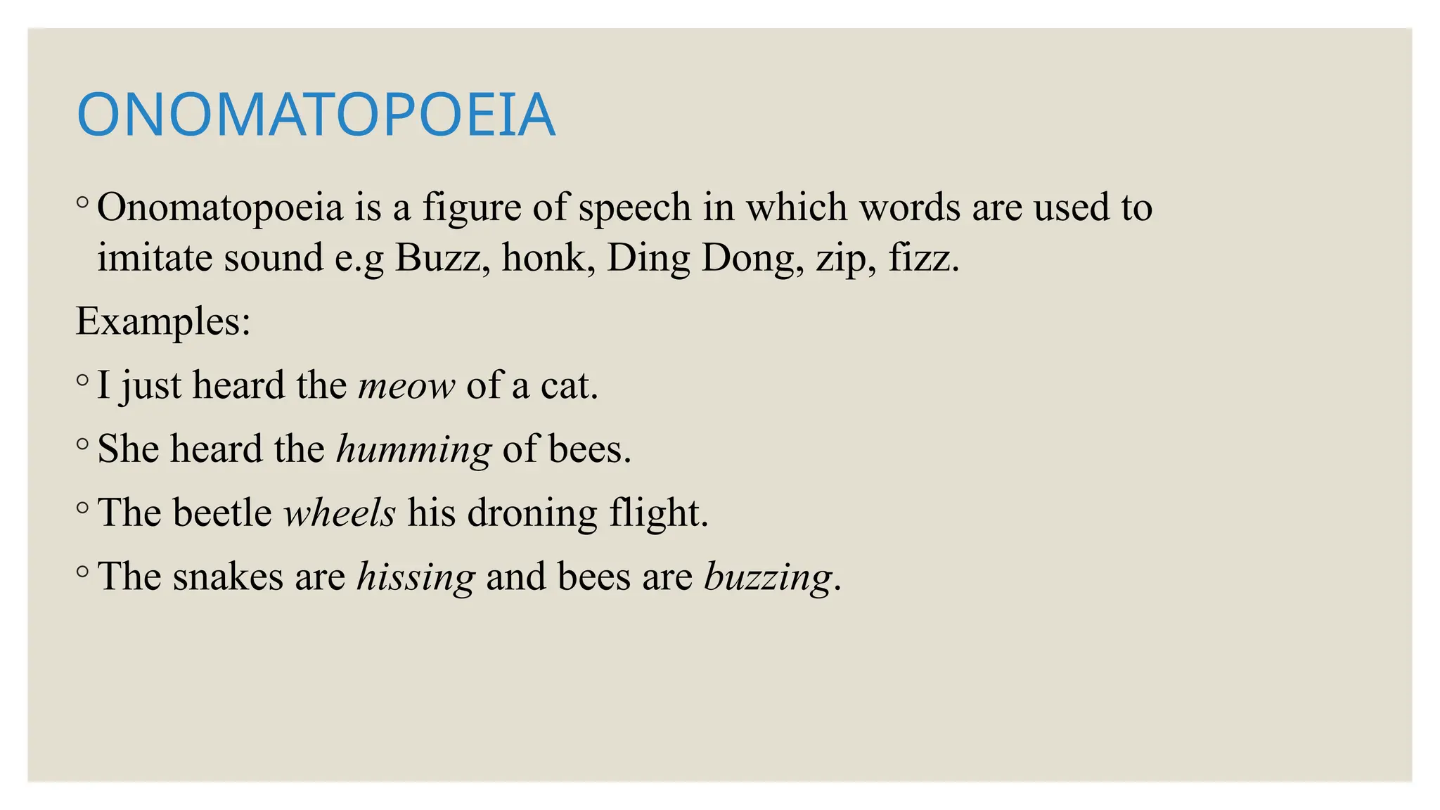 The FIGURE OF SPEECH IN ENGLISH LANGUAGE | PPTX