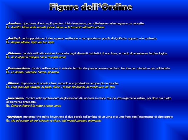 Figure Retoriche | PPT