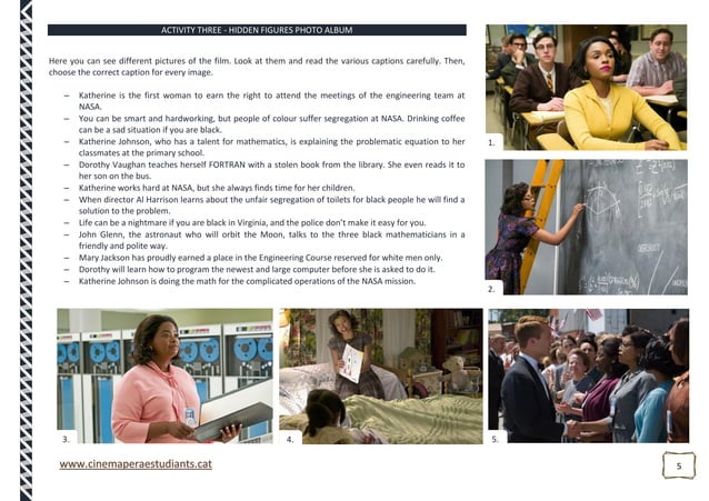 HIDDEN FIGURES ACTIVITY PACK | PPT