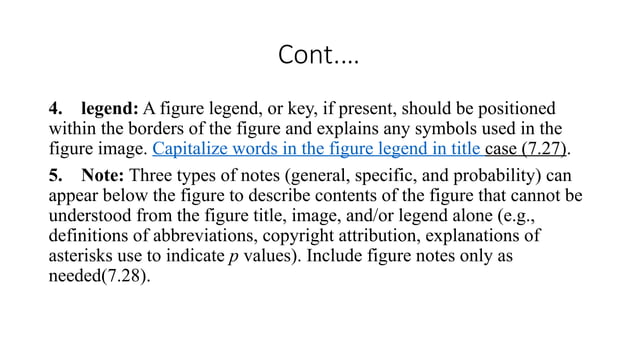 how to make" figures" according to APA-7 editions | PPT | Free Download