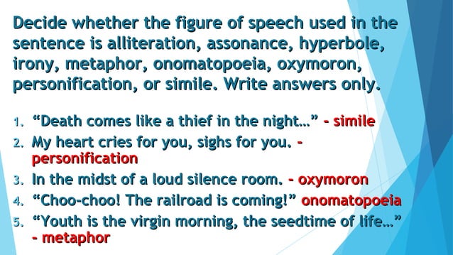 FIGURES OF SPEECH | PPT