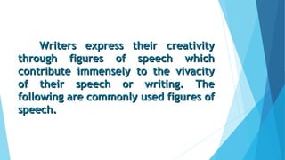 FIGURES OF SPEECH | PPT