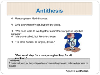 Antithesis Examples For Kids