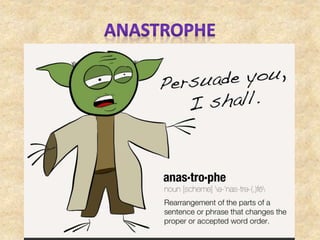 Anastrophe Examples
