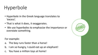 Figures of speech or Literary Devices | PPTX