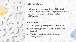 Figures of speech or Literary Devices | PPTX