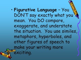 FIGURES OF SPEECH THAT TELLS SIMPLE SPEECH USE IN SPEAKING | PPT